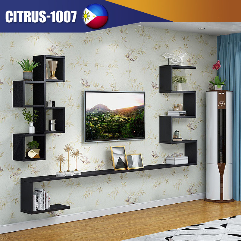 TV Rack Cabinet furniture Wall Mounted Cabinet TV Shelf | Shopee ...