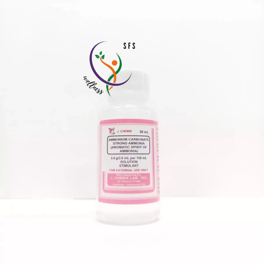 J.Chemie Aromatic Spirit of Ammonia Solution (30mL) | Shopee Philippines