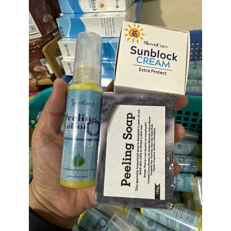 SkeenCare Peeling Lotion Trio Set 50ml | Shopee Philippines