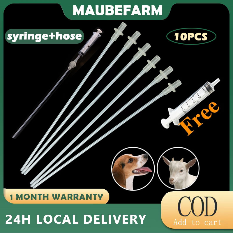 10Pcs Insemination A.I. Catheters with 5ML syringe for Dog Sheep Pet ...