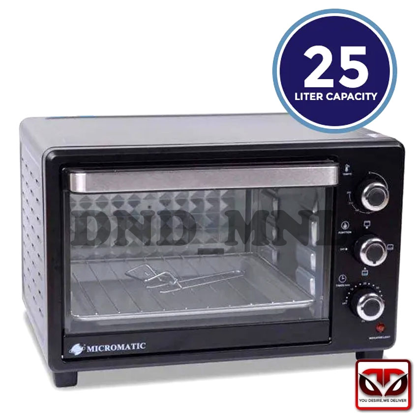 D&D Micromatic MOV-25 Oven Toaster 60mins Timer 60-250°C Temperature ...