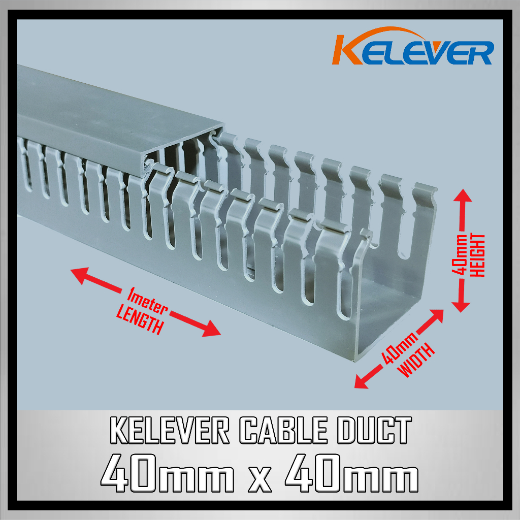 CABLE DUCT KELEVER BRAND / WIRE DUCT / CABLE MANAGEMENT | K TYPE SLOT ...