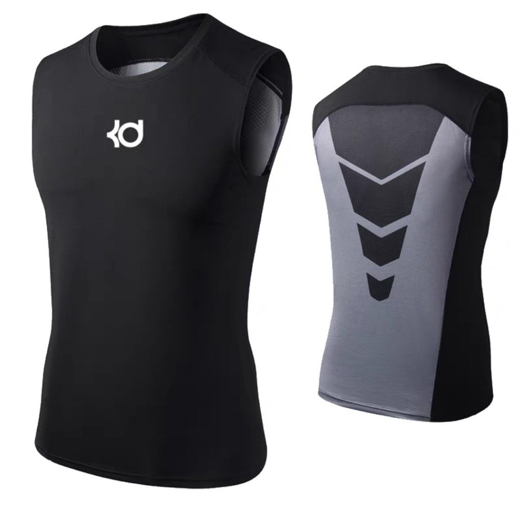Sport Tight vest men's basketball long-sleeved elastic fitness quick ...