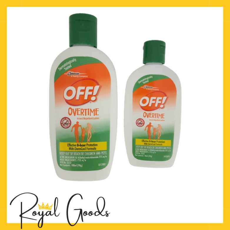 OFF Overtime Lotion (50mL and 100mL) | Shopee Philippines