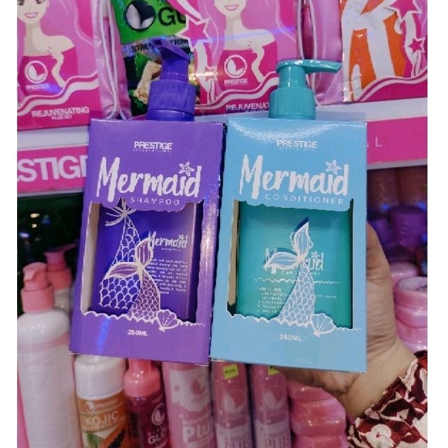 Prestige Mermaid Shampoo and Conditioner plus Freebies sachet lotion ...