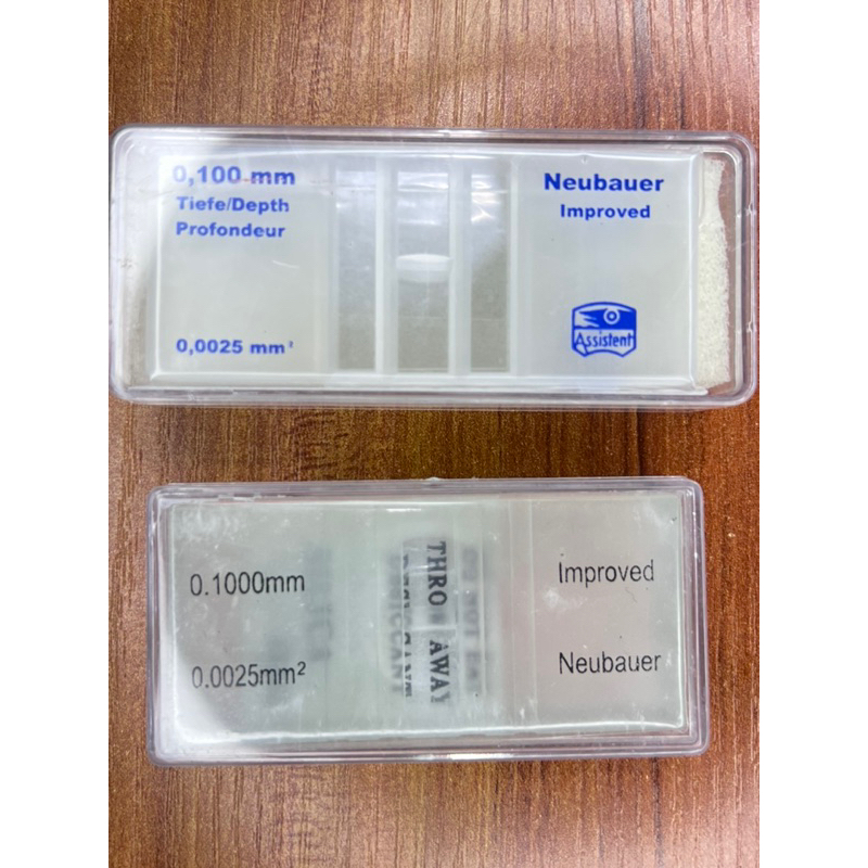 Improved Neubauer Hemacytometer Counting Chambers (Germany or China ...