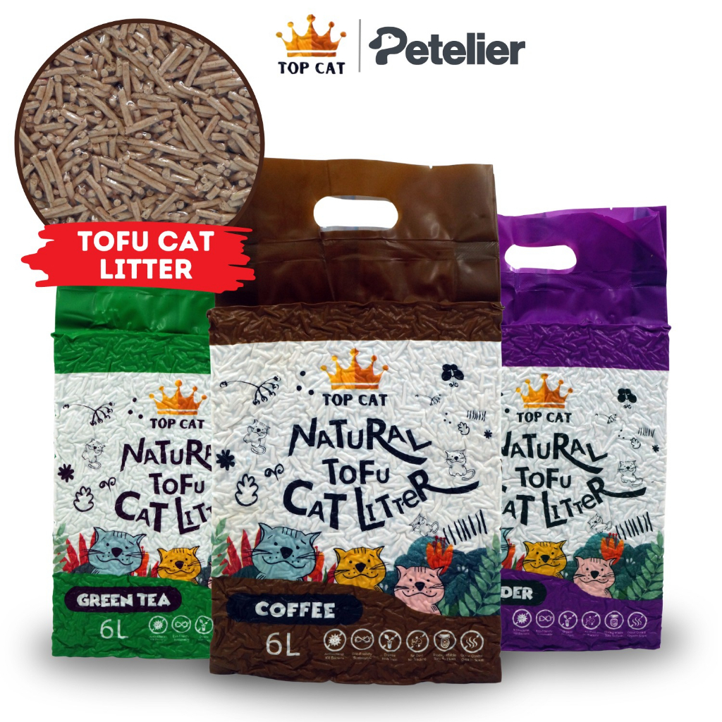 Top Cat Tofu Scented Litter 6L Eco-Friendly Biogradable | Shopee ...