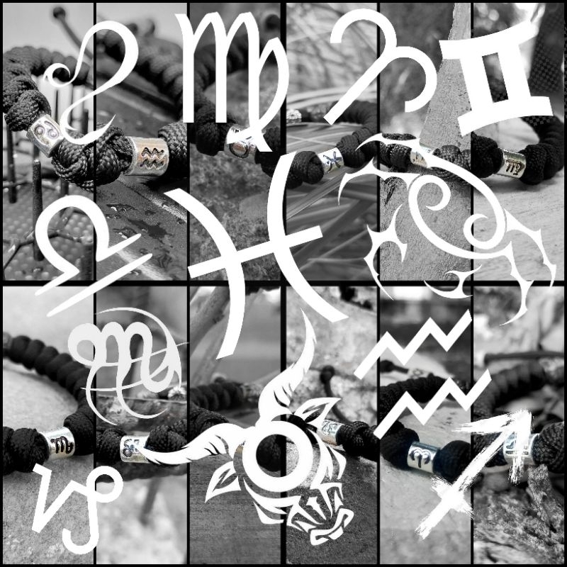 Zodiac Sign Paracord Bracelet | Shopee Philippines