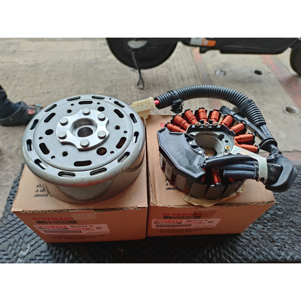 AEROX V2/ NMAX V2 STATOR ASSY AEROX MAGNETO AND ROTOR ASSY | Shopee ...
