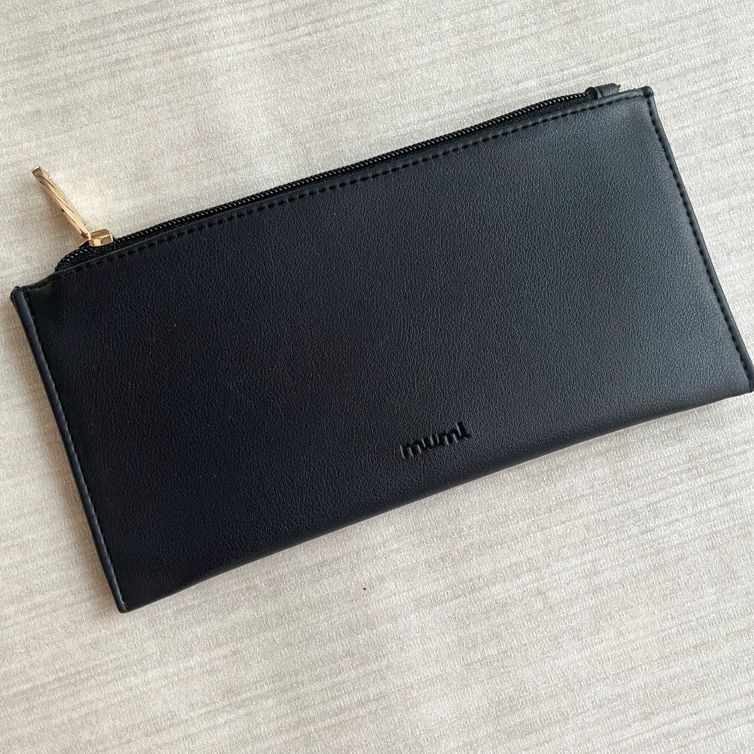 Mumi Skinny Zip Long Wallet | Shopee Philippines