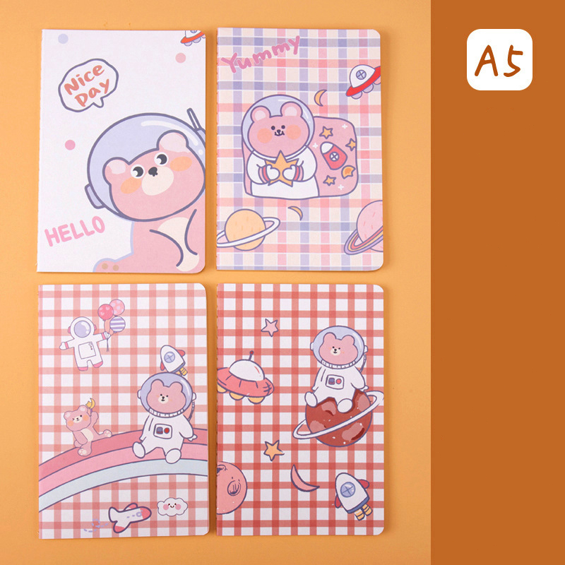 A5 INS Cartoon Creative Notebook 1PC 30Sheets School Office Stationery (Random Per Design ...