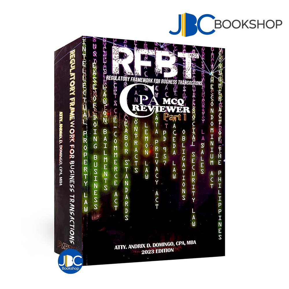 RFBT MCQ CPA Reviewer Part 1 2023 by Atty. Andrix D. Domingo, CPA, MBA ...