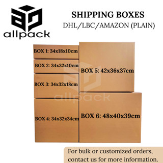 DHL Shipping Carton Boxes High Quality | Shopee Philippines