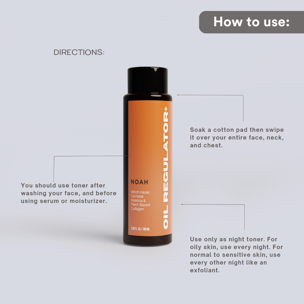 Noah Oil Regulator Toner Plus With Witch Hazel & Centella Asiatica ...