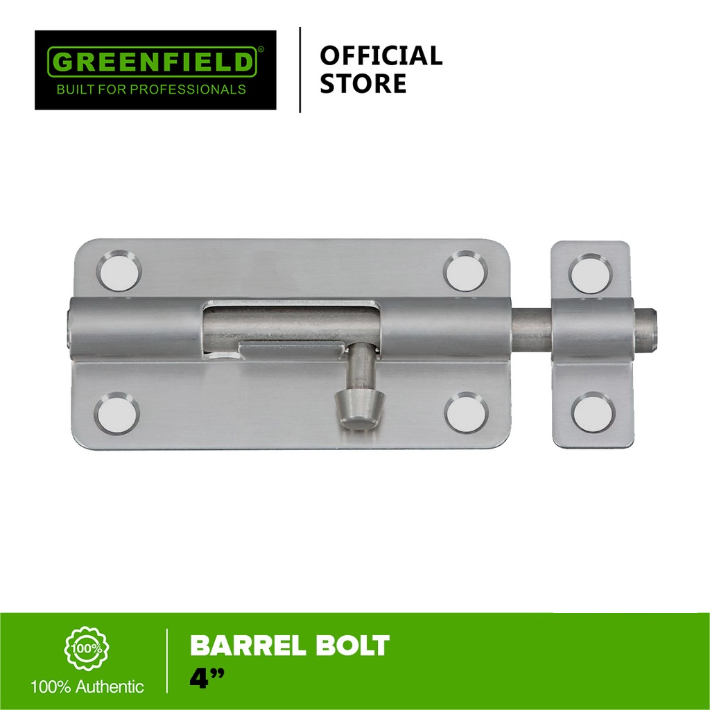 Greenfield Barrel Bolt 4" - Door Hardware & Locks | Shopee Philippines