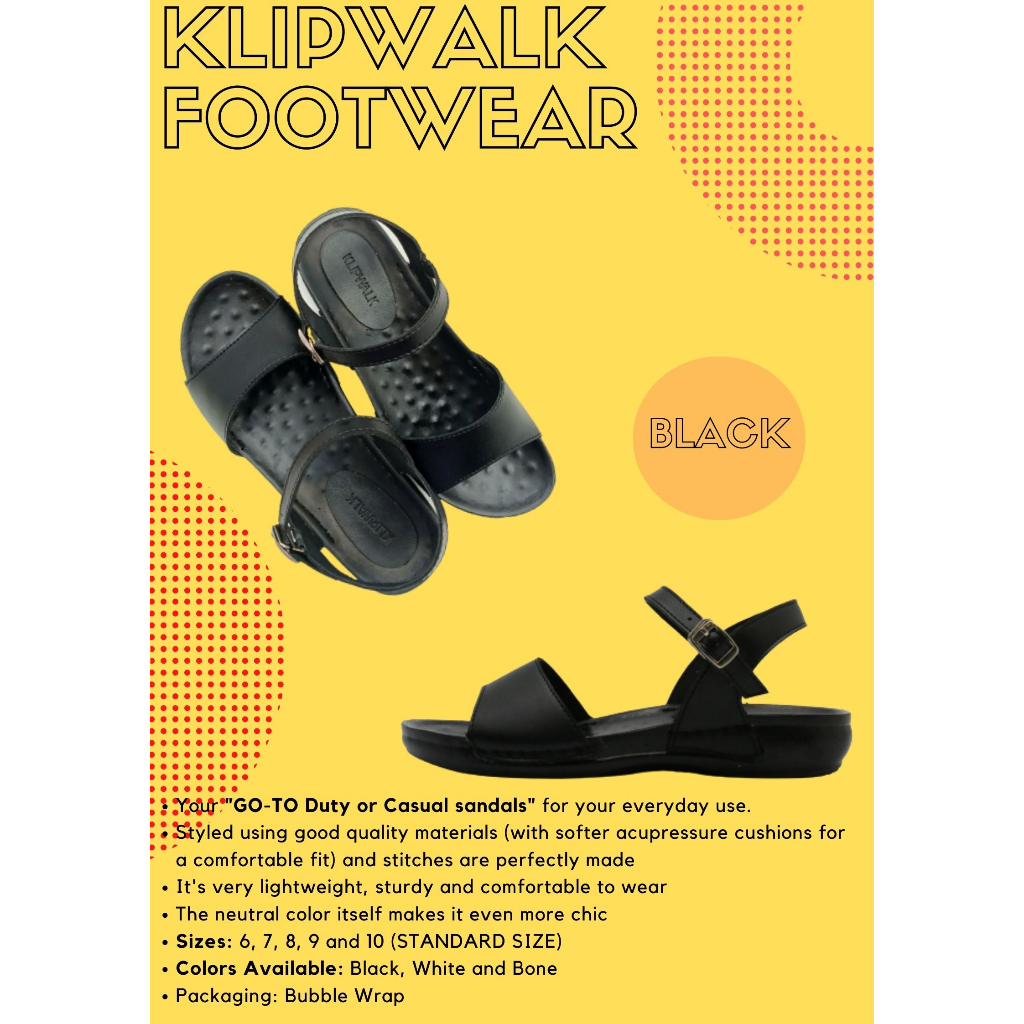 KLIPWALK DUTY SANDALS (1 STRAP) | Shopee Philippines