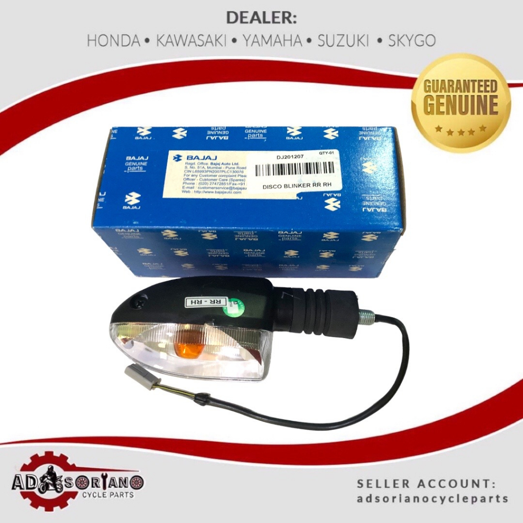 KAWASAKI ROUSER 180 200 220 SIGNAL LIGHT DJ201207 DJ201206 | Shopee ...