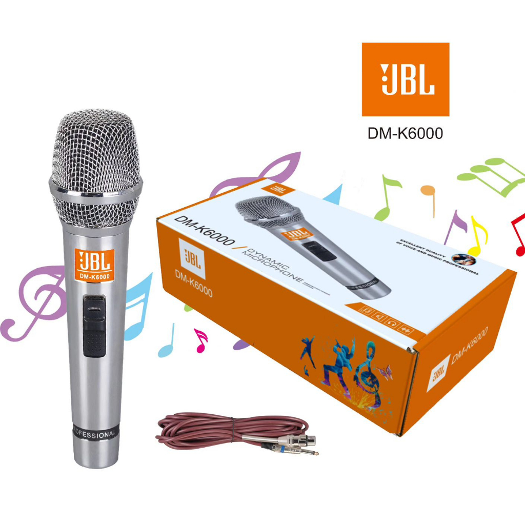 HEAVY DUTY MICROPHONE WIRED k6000 MICROPHONE DMK 6000 | Shopee Philippines
