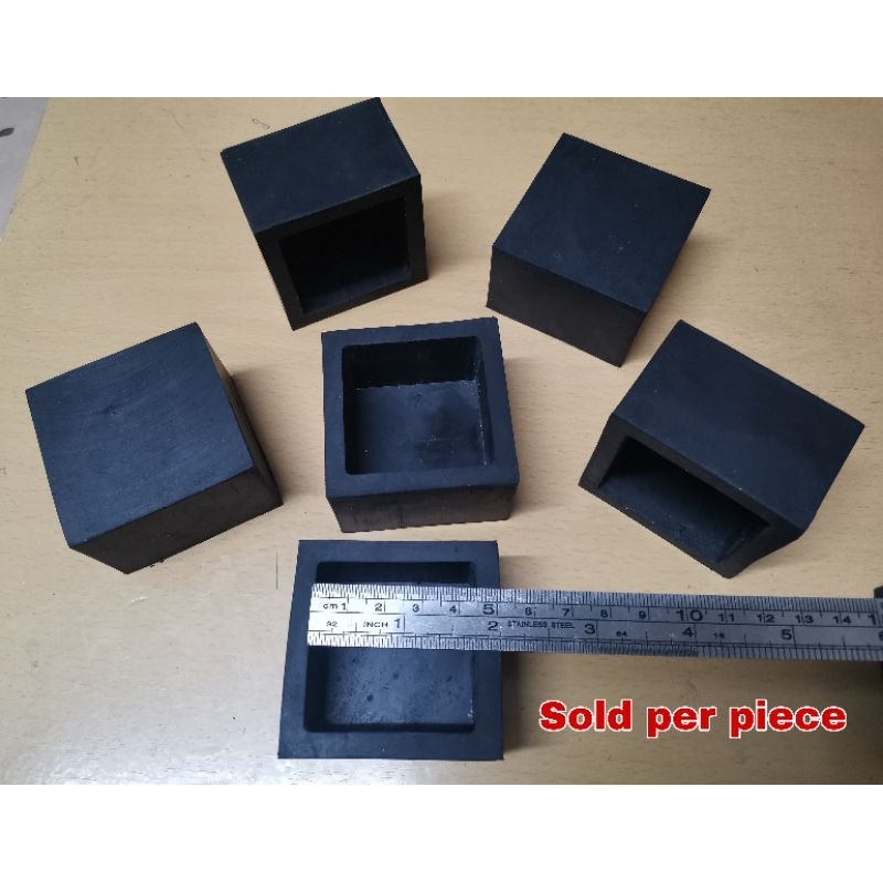 1 3/4 x1 3/4 inches (44mm x 44mm) SQUARE OUTER HEAVY DUTY Rubber ...