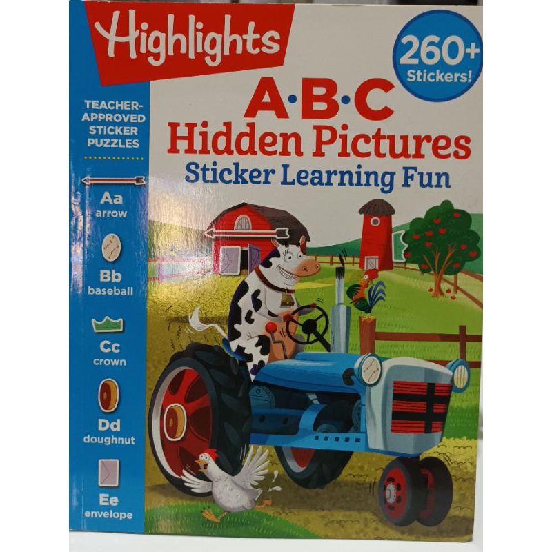 Higlights Hidden Pictures Sticker Learning Fun for Kids | Shopee ...