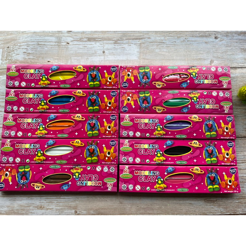 Hi Safari Modelling Clay Bar Single color 120g(1bar) | Shopee Philippines