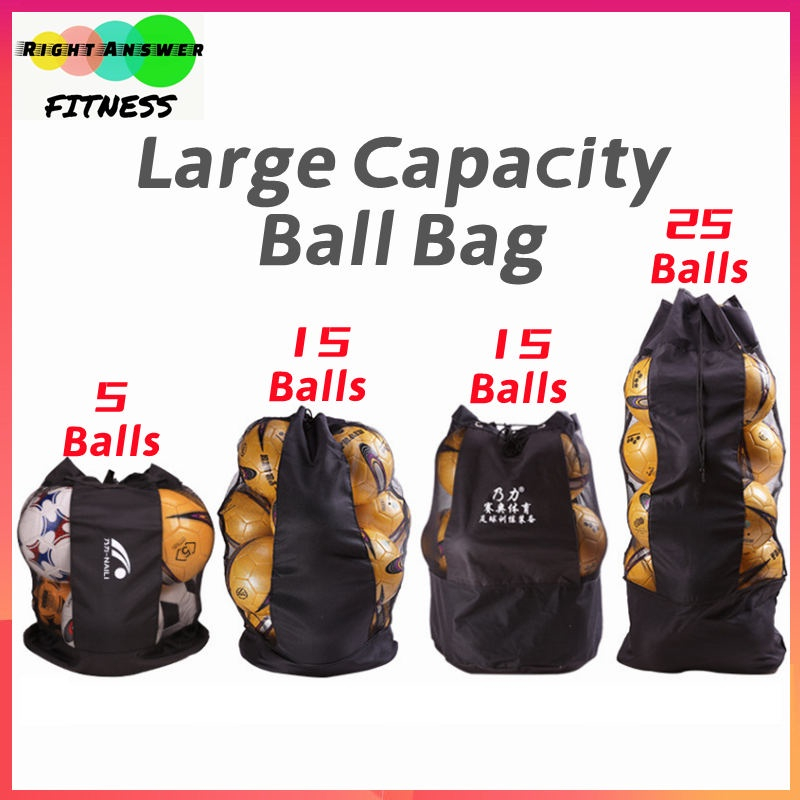 Large Capacity Ball Storage Bag Football Shoulder Carry Bag Basketball ...