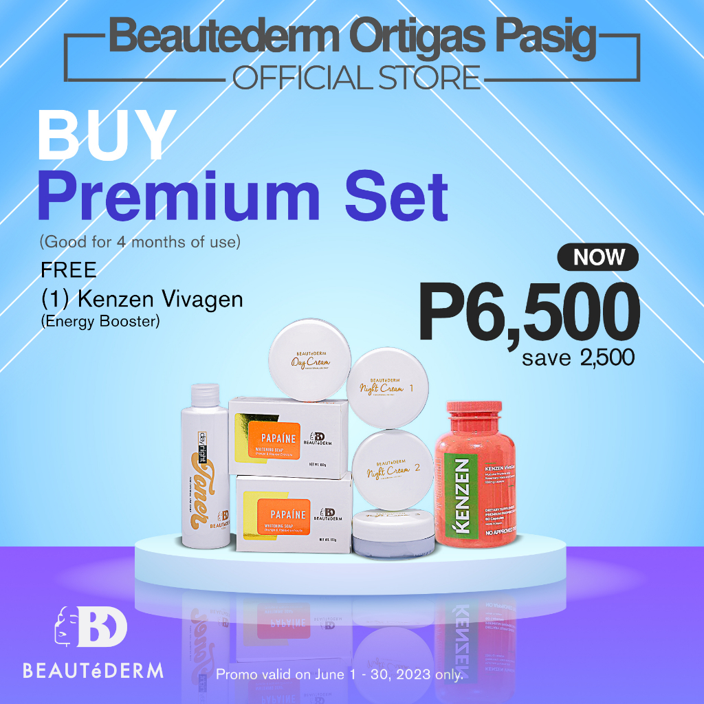 Beautederm Premium Set PROMO FREEBIES Kenzen Vivagen(Energy Booster ...