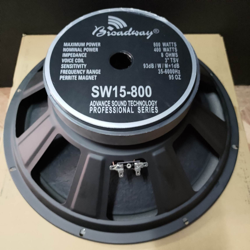 Broadway 15" Speaker SW15-800 Subwoofer 800watts | Shopee Philippines