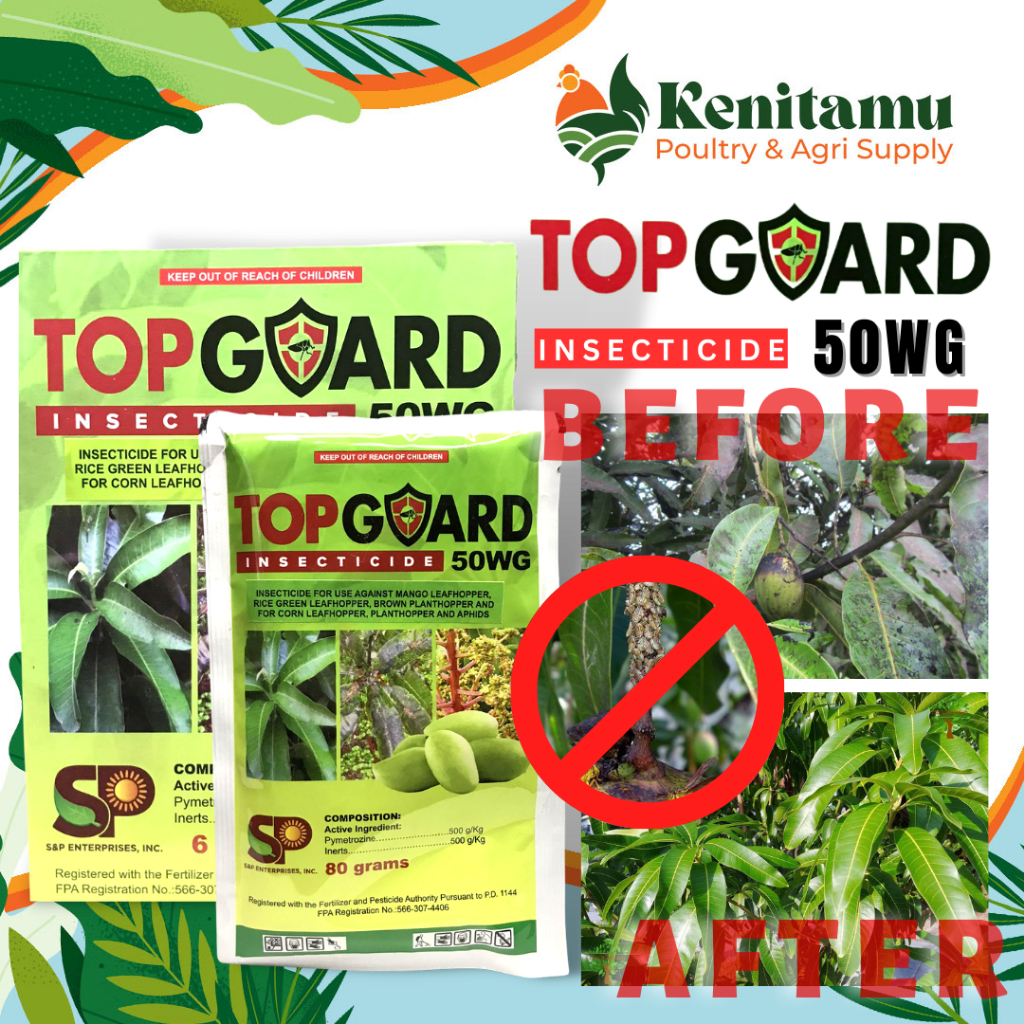 TOPGUARD 50WG (6X80 GRAMS SACHET =480G/BOX) INSECTICIDE | Shopee ...