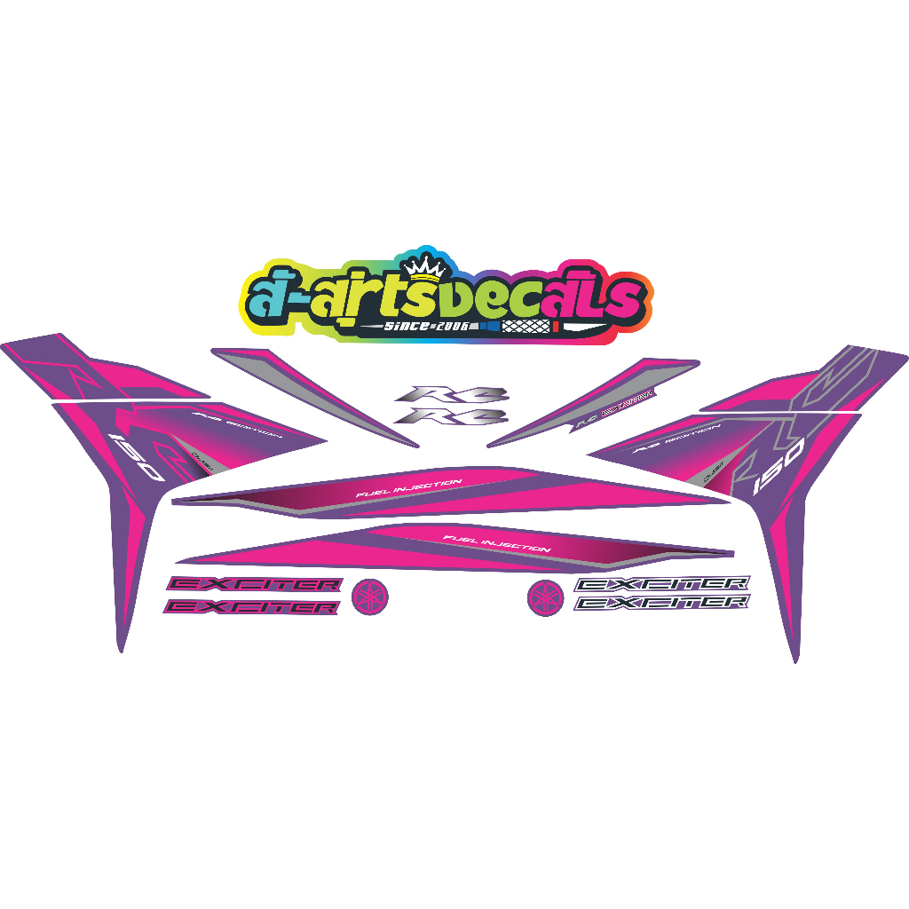 Yamaha Sniper 150 RC Exciter Malaysian Sticker Decals | Shopee Philippines
