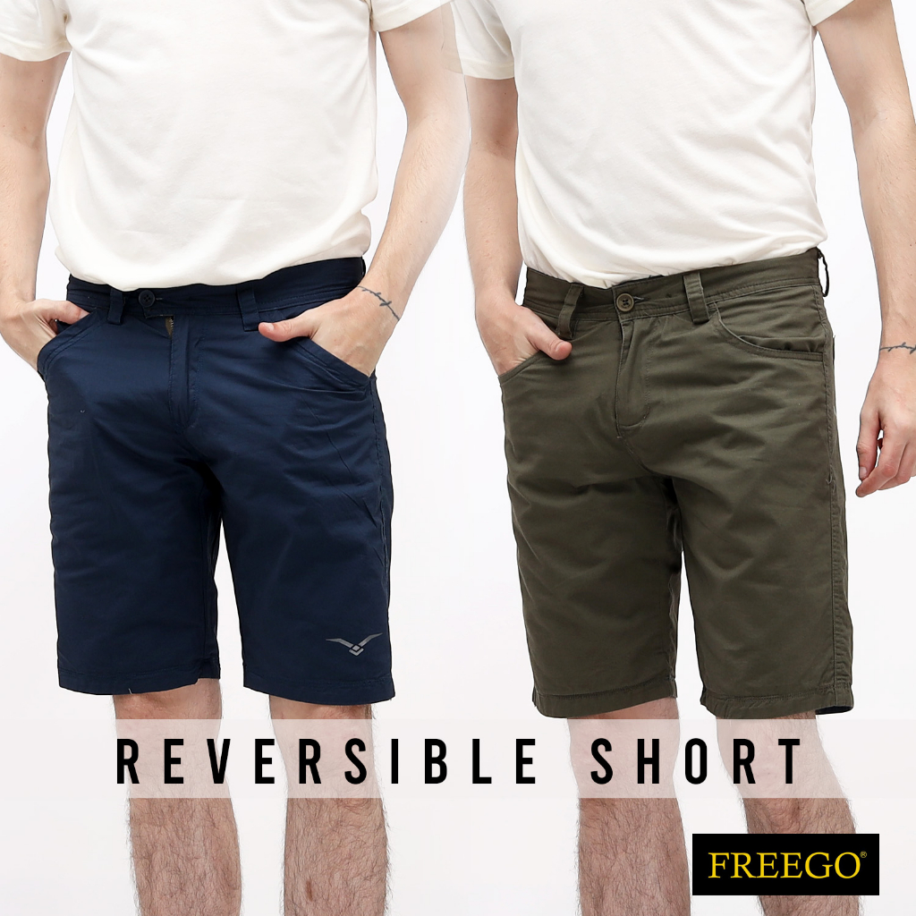 Freego Mens Reversible Shorts GBB34-0003 | Shopee Philippines
