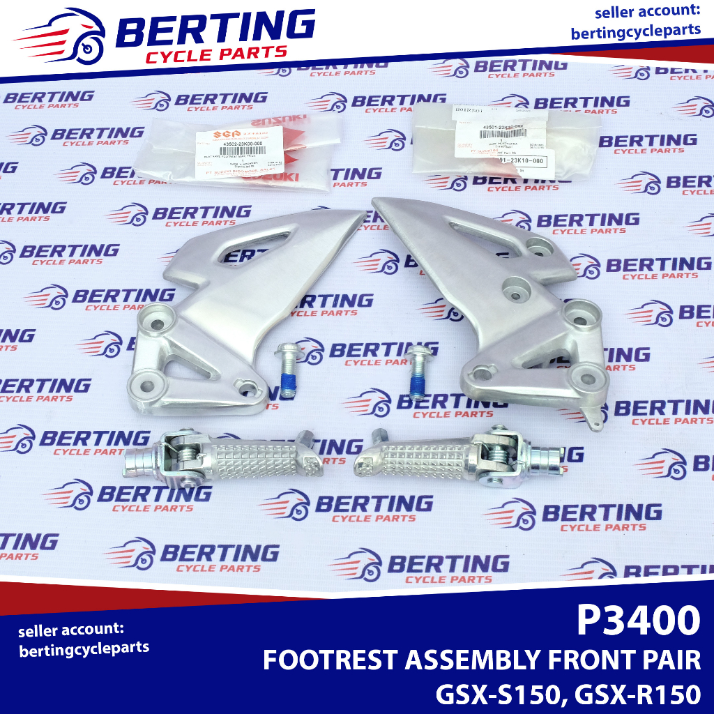 SGP FRONT FOOTREST HOLDER GSX-R150 GSX-S150 Genuine 43501-23K00-000 ...