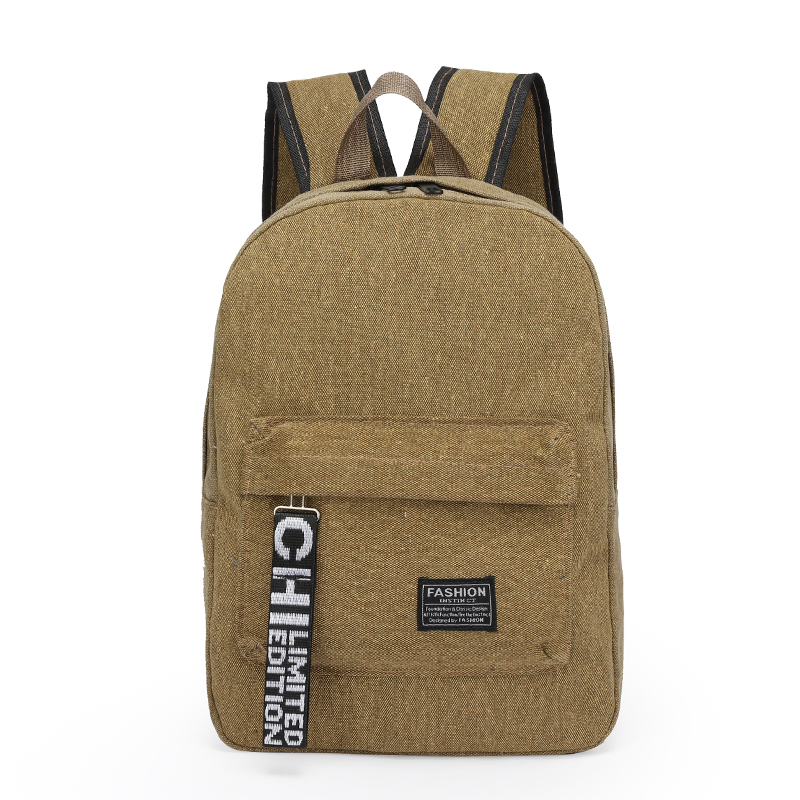 FS BAG#1307 KOREAN FASHION CANVAS 16INCHES BACKPACK FOR MEN | Shopee ...