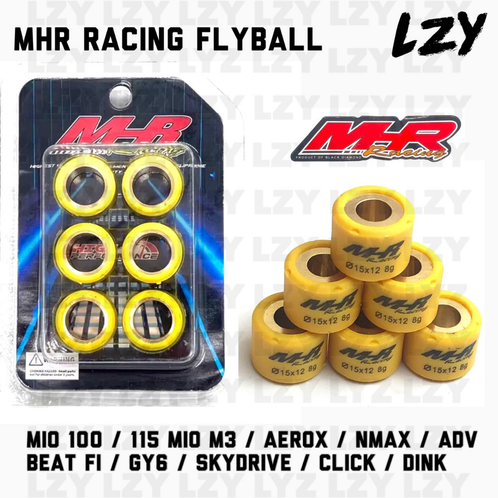 MHR Racing Flyball Bola Pure Copper BEAT GY6 125 MIO M3 NMAX AEROX ...