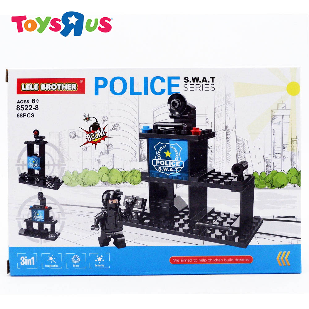 Lele Brother Building Blocks 8522-8 Police S.W.A.T Series (68pcs ...