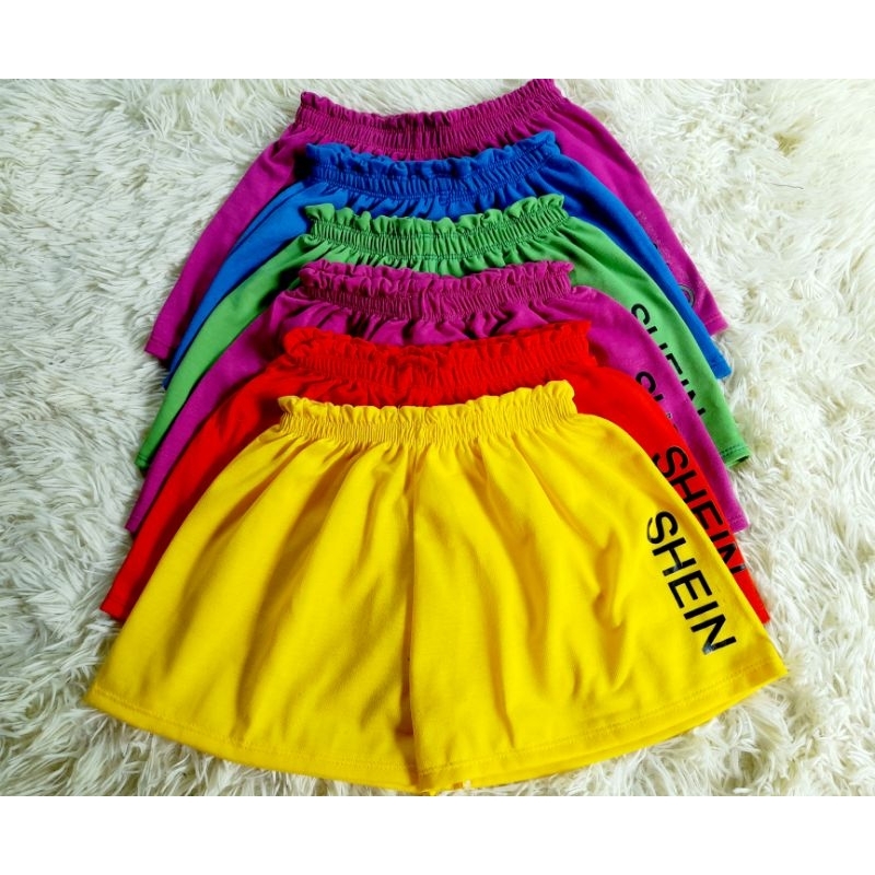 BUNDLE (6PCS)KULOT BAYWANG SHORT FOR KIDS ASSORTED COLOR(3-5)YEARS OLD ...