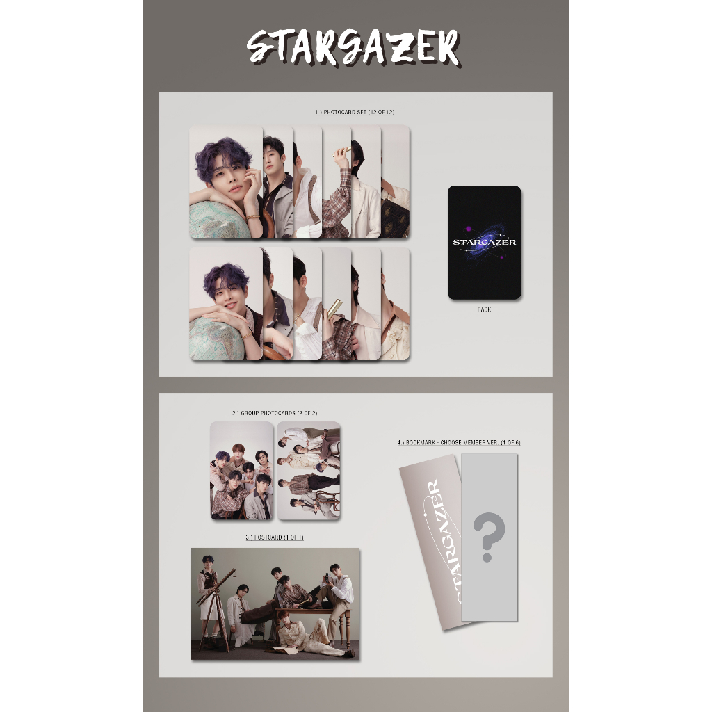 ASTRO The 3rd ASTROAD to Seoul 'STARGAZER' Fanmade Photocard Set ...