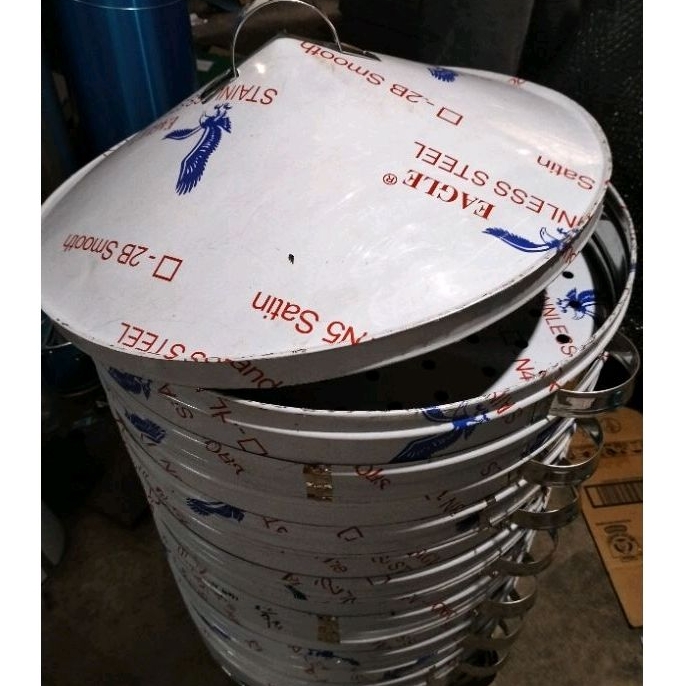steamer 21" inches putuhan siomai lecheplan puto.. stainless quality ...