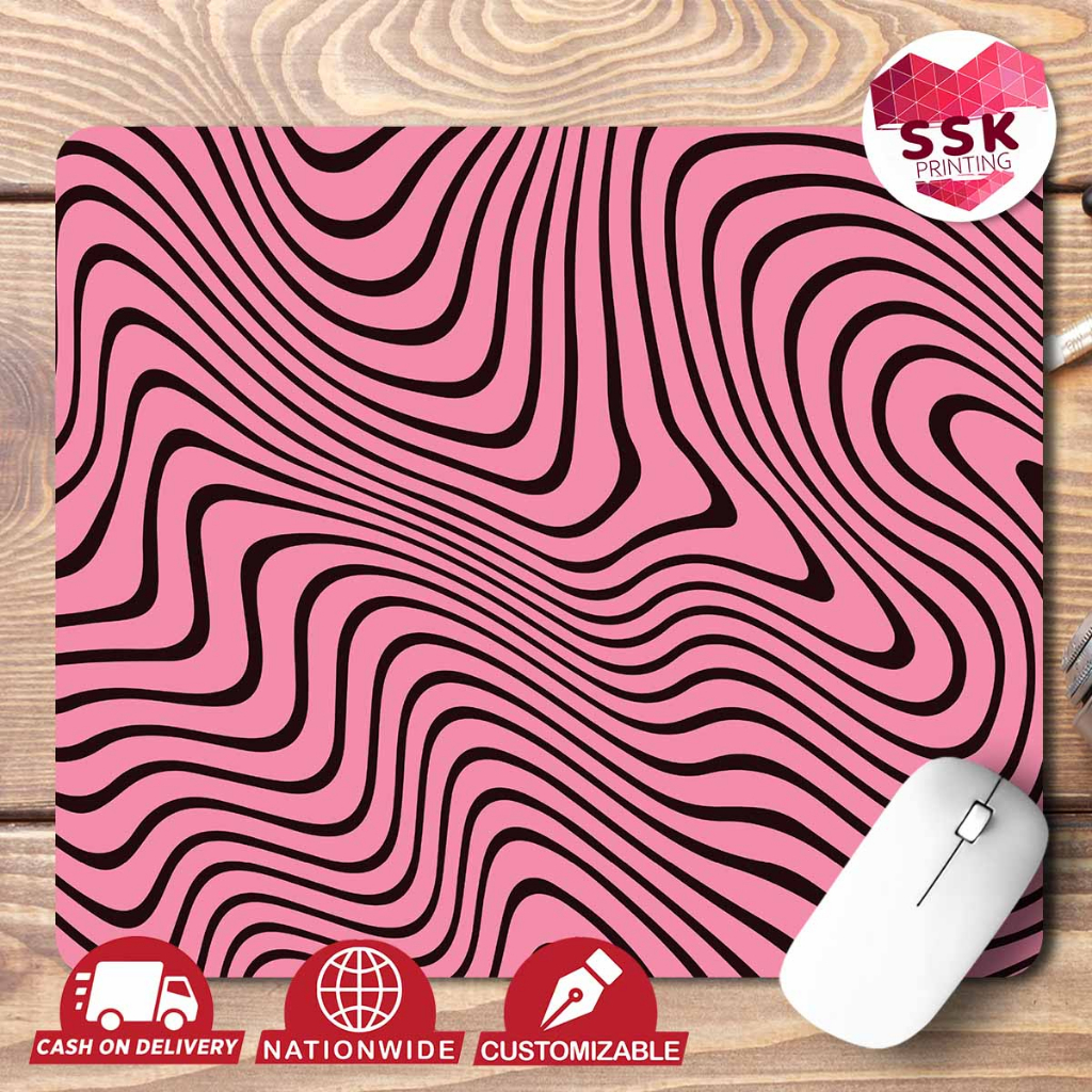 Wavy Lines Mousepad | More Colors | 5mm | Shopee Philippines