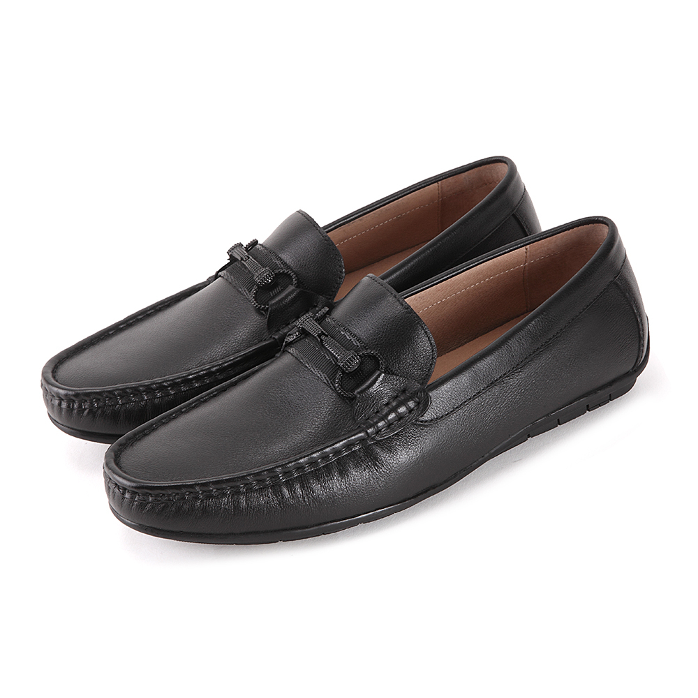 Pabder TM3201 Men's Horsebit Loafers Black | Shopee Philippines