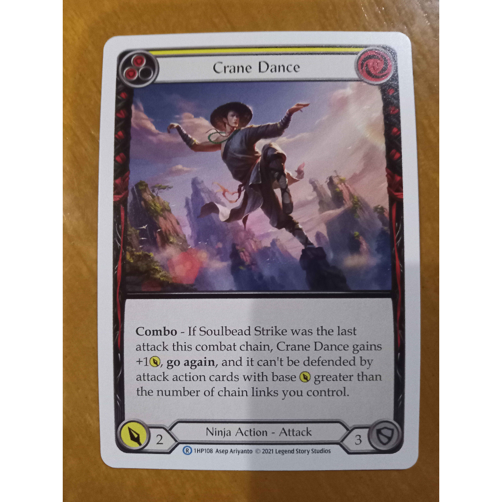 FAB Flesh and Blood TCG: Crane Dance History Pack Vol 1 Ninja Action ...