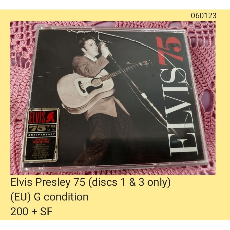 (unsealed) Elvis Presley 75 CD (CD 1 and 3 only) | Shopee Philippines
