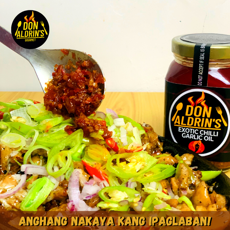DON ALDRIN'S GOURMET Exotic Chilli Garlic Oil 450g | Shopee Philippines