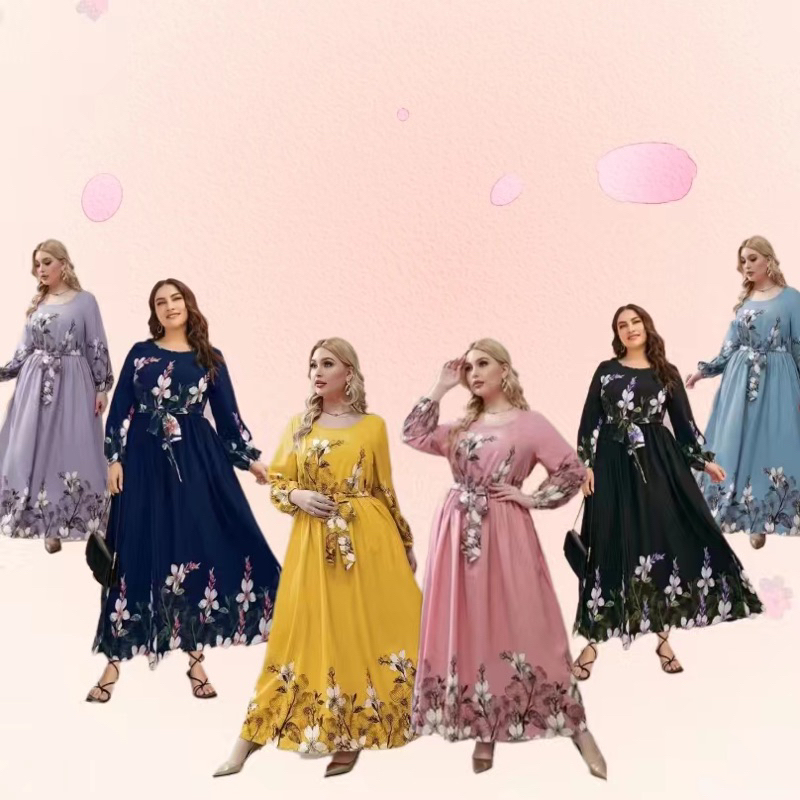 HQ FASHION PLUSIZE MAXI DRESS CAN FIT SMALL TO LARGE BODYFRAME | Shopee ...