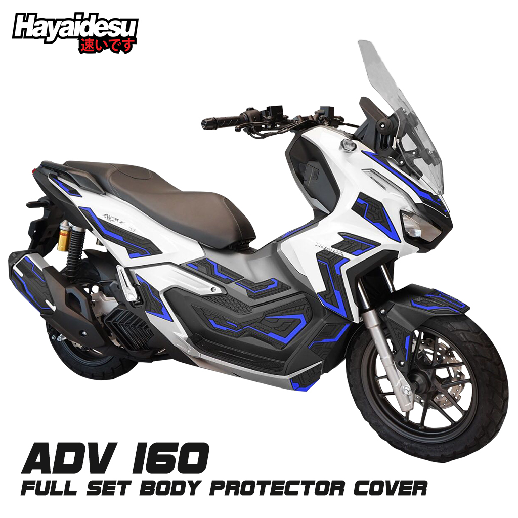 Hayaidesu Honda ADV 160 Full Set Rubber Body Protector Cover | Shopee ...