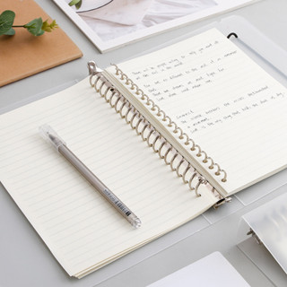 Loose-leaf A5/B5/A4 Refillable Notebook Shell Binder Notebook College Notepad b5 paper refill ...