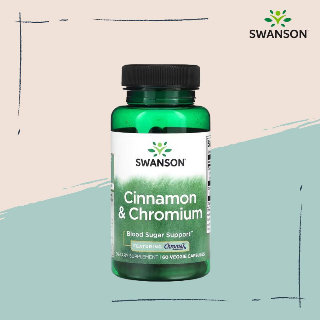 Swanson Ph | Swanson, Cinnamon & Chromium, 60 Veggie Capsules. Supports ...