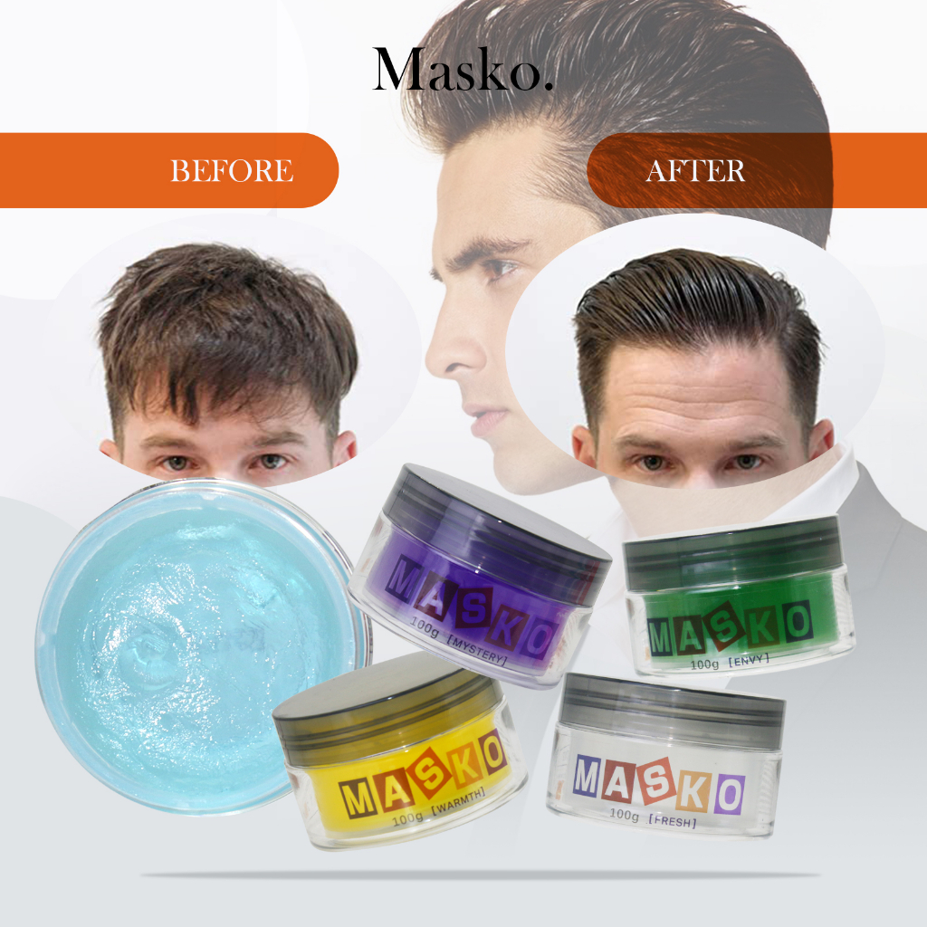 Hair Style Fix Wax Pomade Medium Hold Perfume Scented No Sheen For All ...