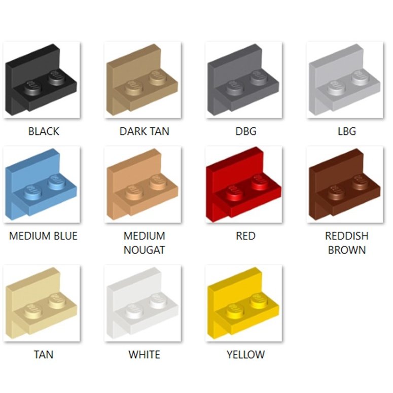 LEGO Part: Bracket 2x2 - 1x2 Centered (sold per piece) | Shopee Philippines