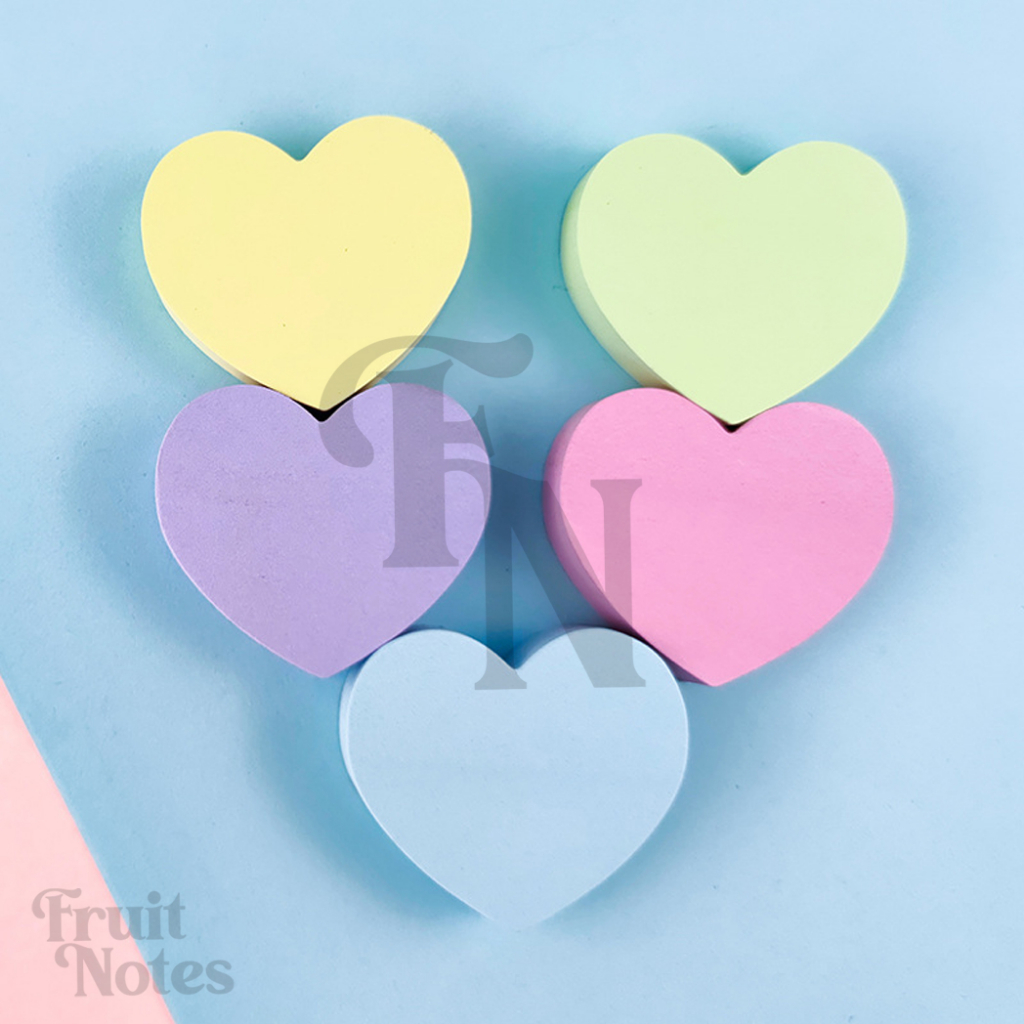SN351 100 sheets Mini Heart Sticky Notes | Shopee Philippines
